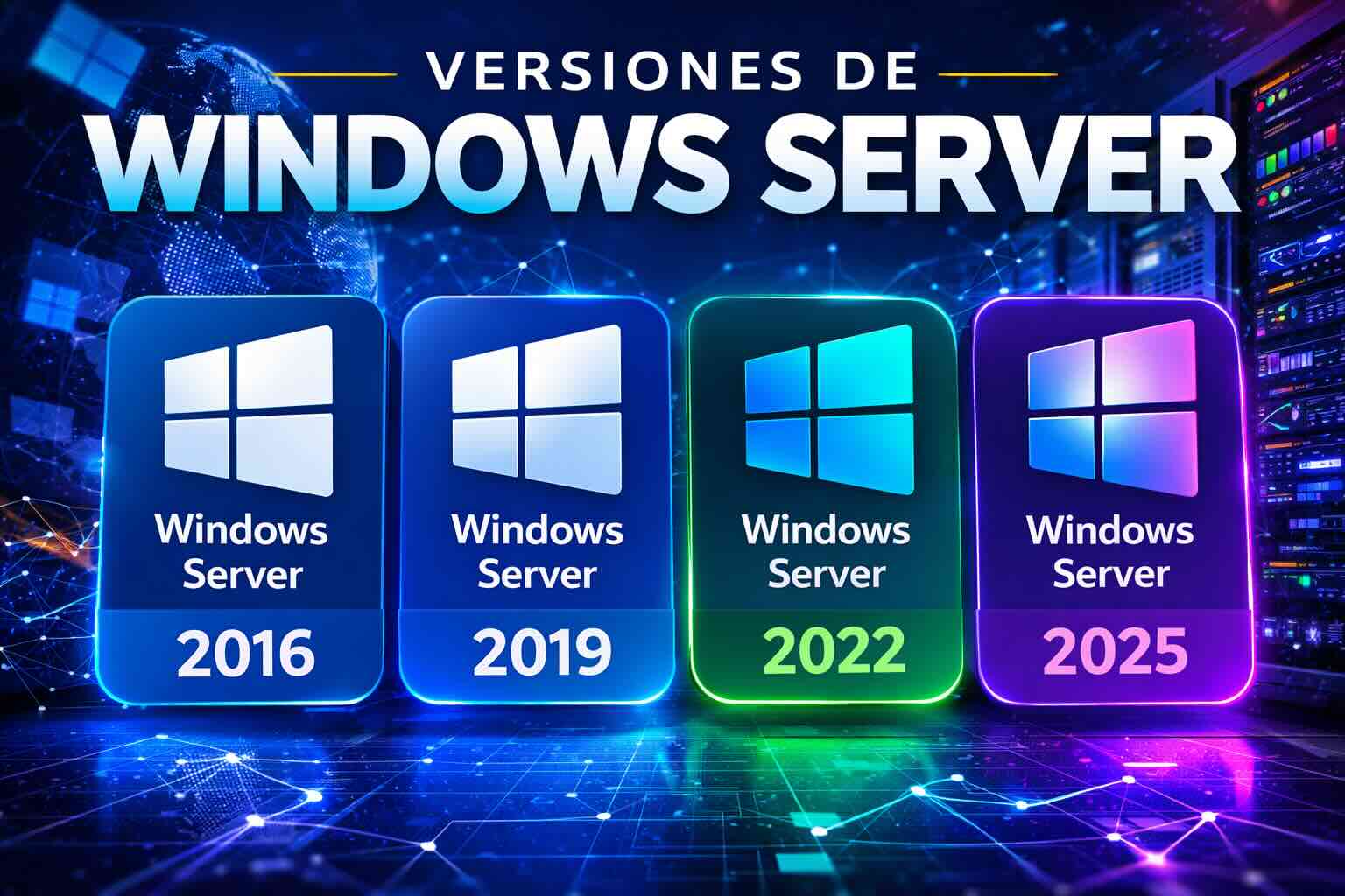 Versiones de Windows Server: guía completa 2026